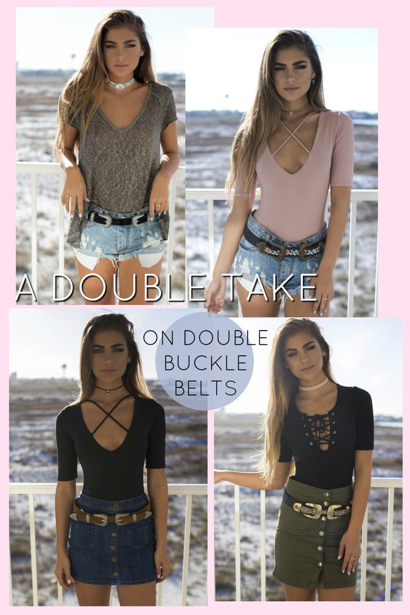 A Double Take On Double Buckle Belts – Amazing Lace